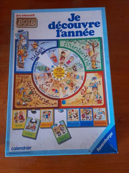 Jeu de société je découvre l'année - ravensburger - Mes-occasions.com