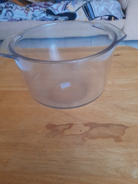 Plat rond en verre pyrex n°2 - Mes-occasions.com