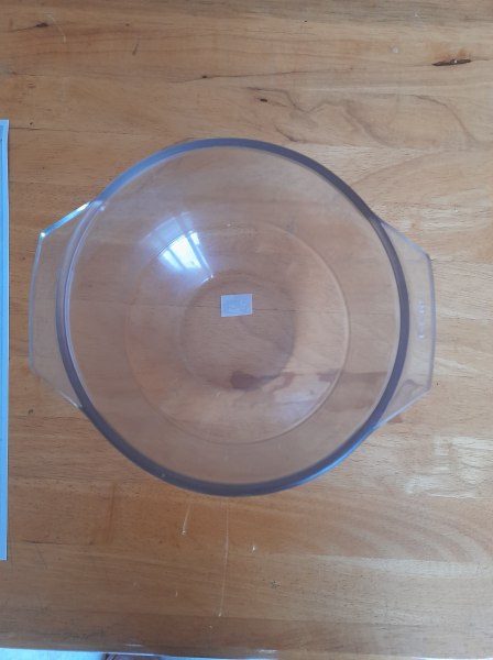 Plat rond en verre pyrex n°2 - Mes-occasions.com