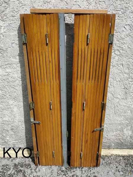 Volets pliants bois - persienne 4 vantaux - Mes-occasions.com